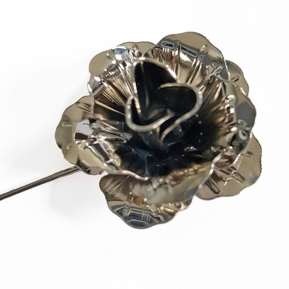PiecesEtcStore | Accessories | Mens 3d Metal Rose Lapel Pin Brooch ...